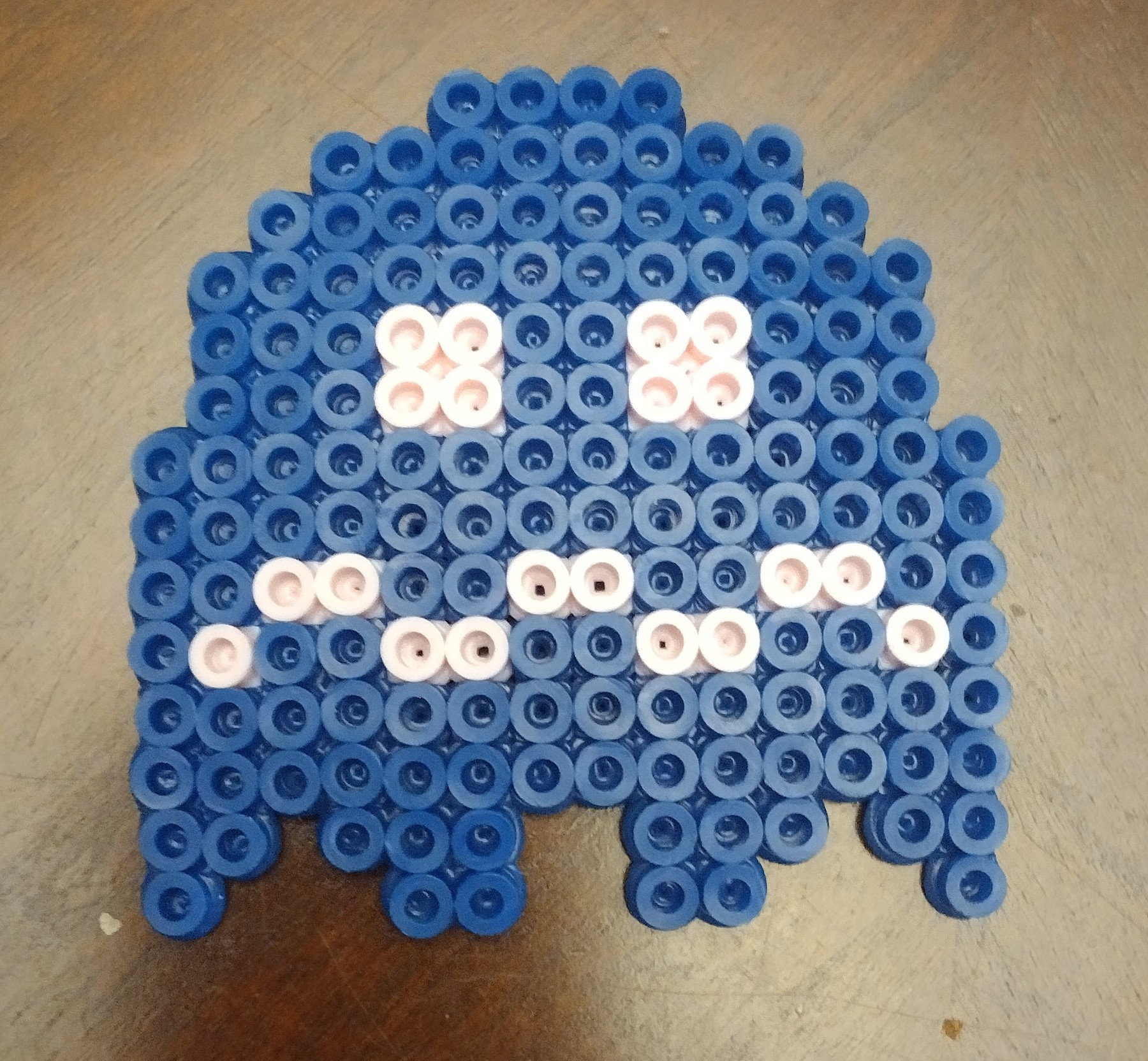 Pac Man Scared Ghost Pixel Art Etsy