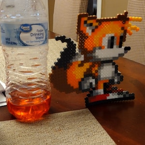 Miles "tails" Prower (sonic 3 & Knuckles) Sprite - Perler Bead Pixel ...