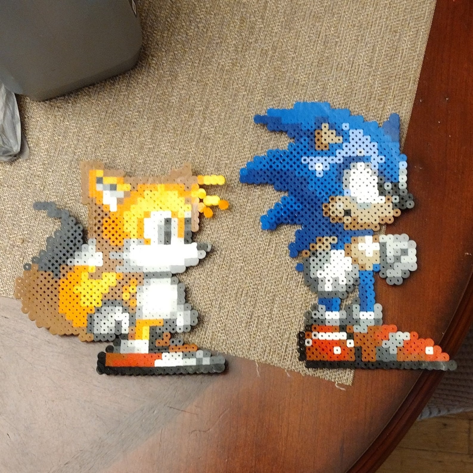 Miles "tails" Prower (sonic 3 & Knuckles) Sprite - Perler Bead Pixel ...