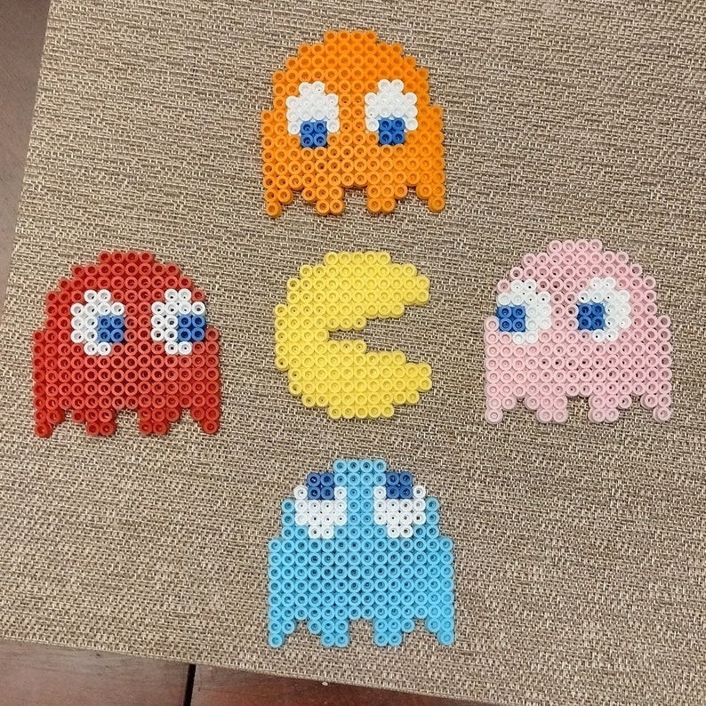 Pac-man Pinky Pixel Art - Etsy