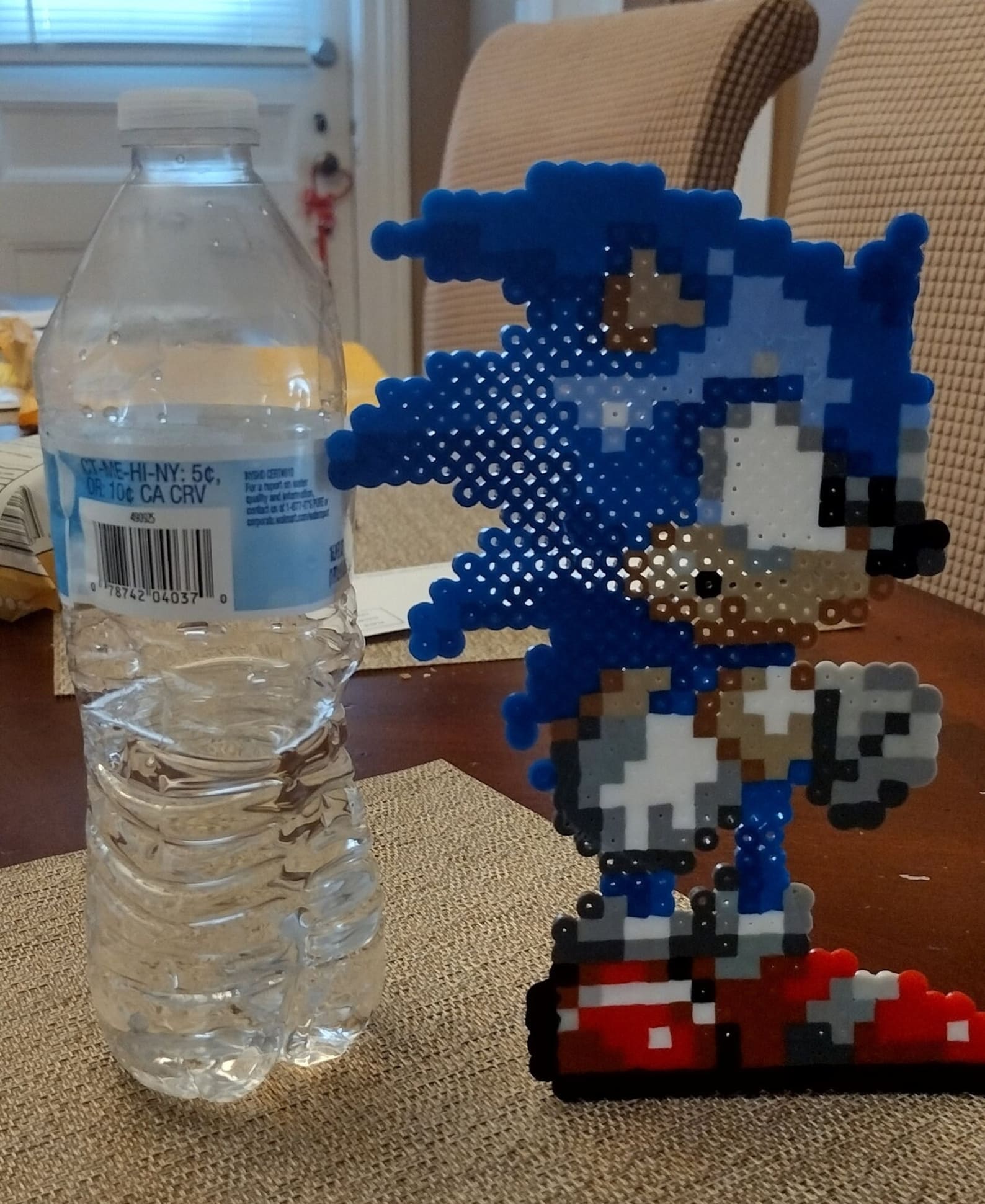 Sonic the Hedgehog (sonic 3 & Knuckles) Sprite - Perler Bead Pixel Art ...