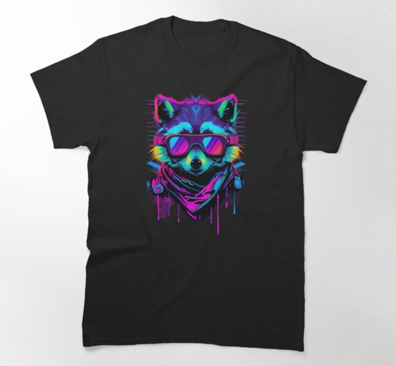 Raccoon Rave Shirt, Festival Outfits, Festival Clothing, Mens Rave ...