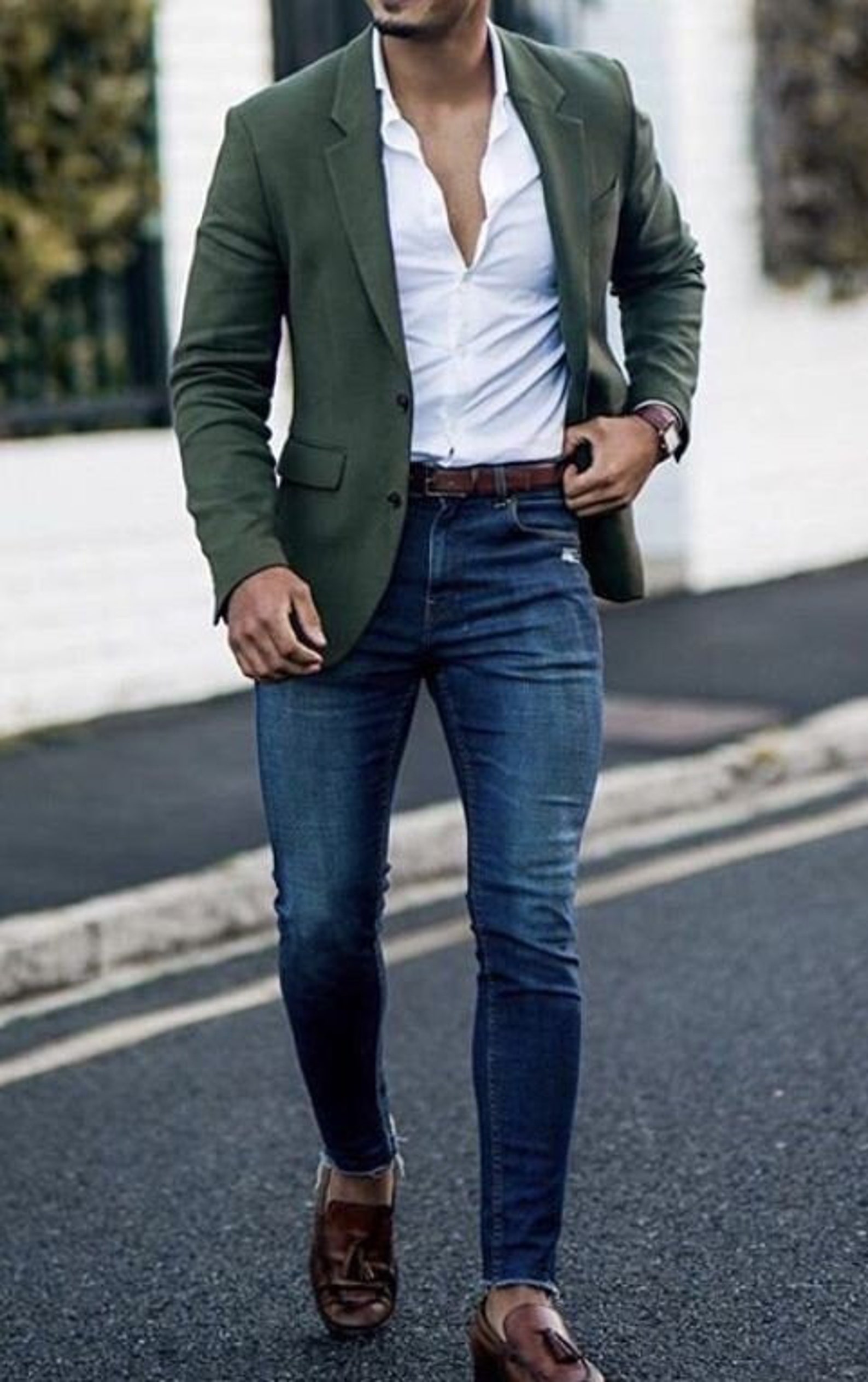 Green Italian Slim-fit Jacket/wedding Outfit Prom Bespoke - Etsy