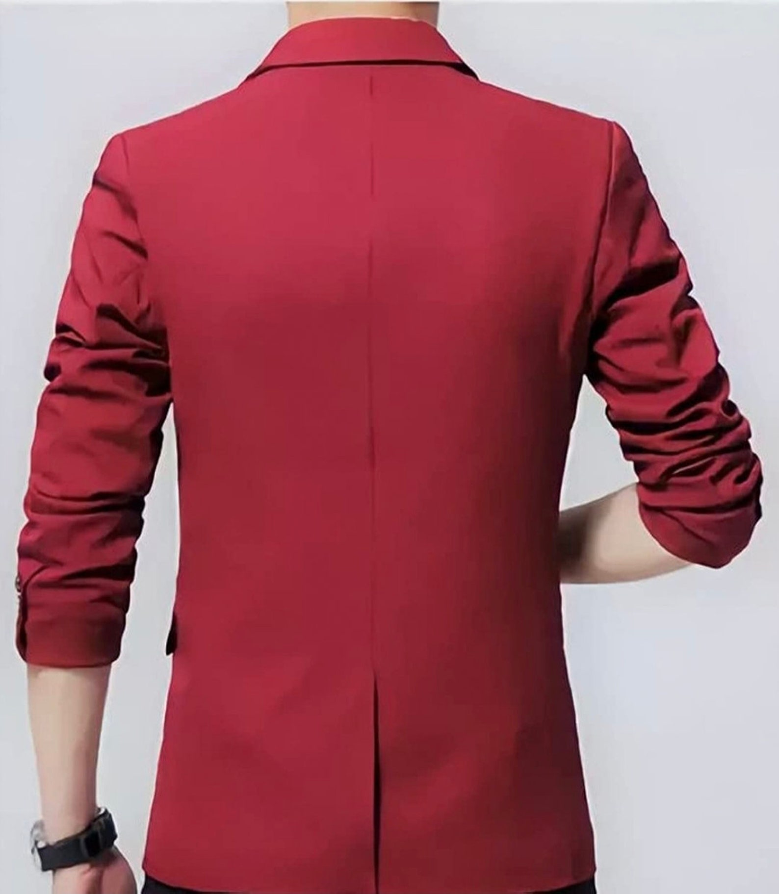 Maron Slim-fit Italian Cut Suit Men's 2 Piece Suit - Etsy