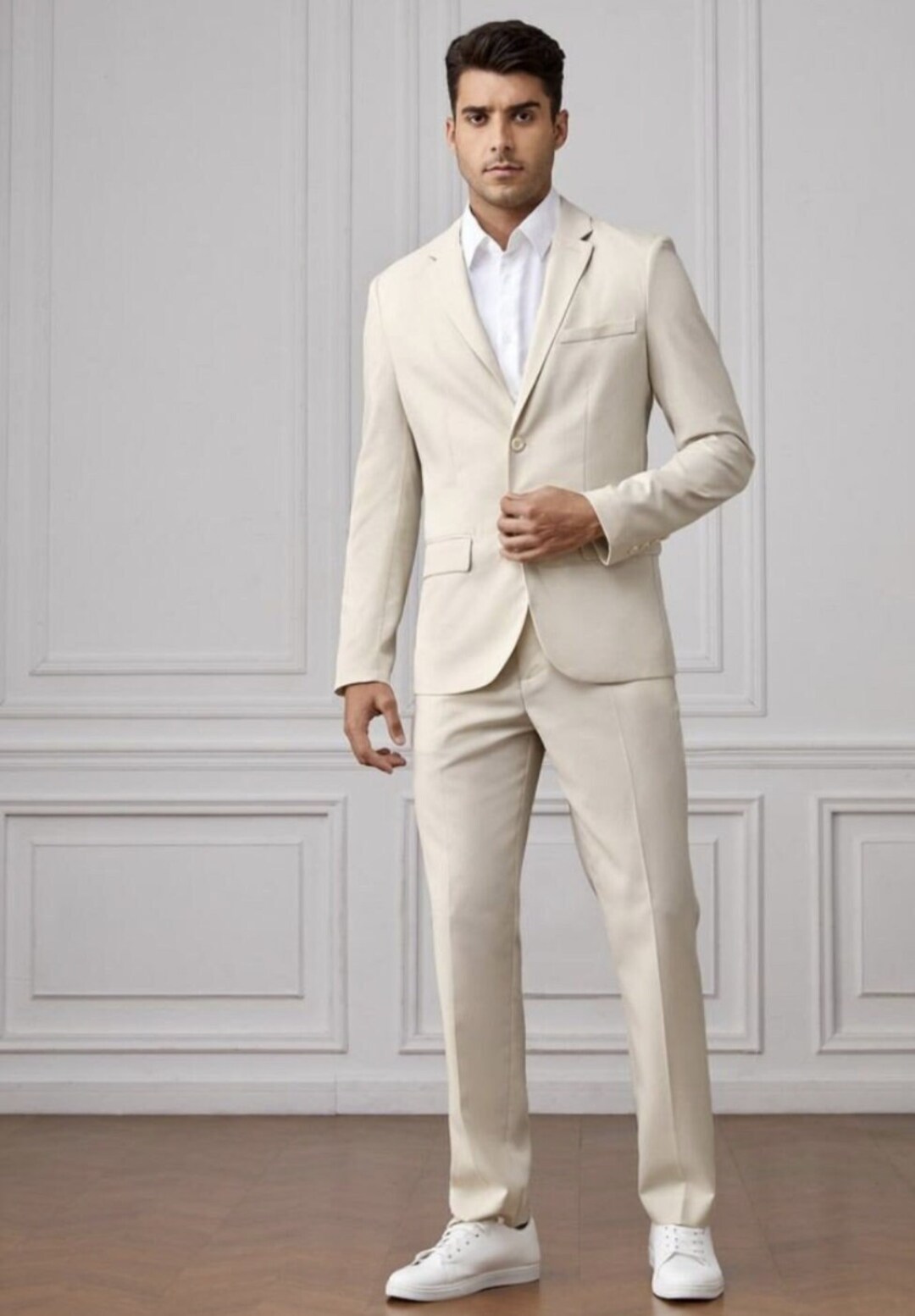 Premium Men's 2 Piece Suit, Men's Wedding Suit, Groomsmen Suit, Custom ...