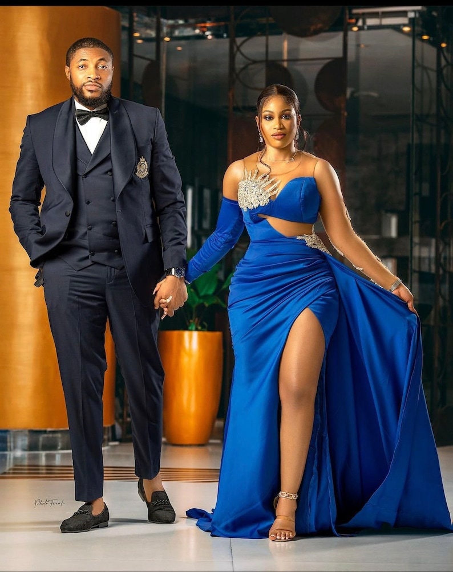 Black 3 Piece Suit Pre Wedding Photoshoot Outfit, Couples Anniversary ...