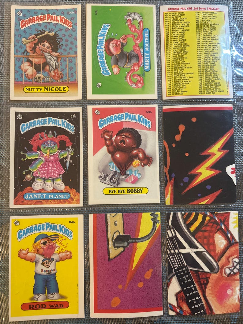 11 2nd and 3rd Series Garbage Pail Kids Trading Cards - Etsy