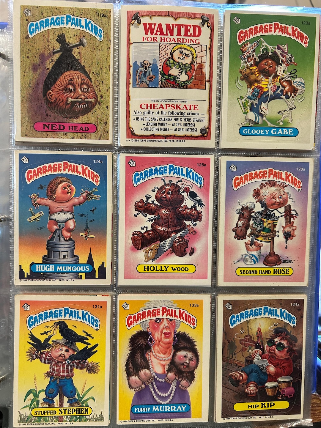 17-1986 Garbage Pail Kids Trading Cards. - Etsy