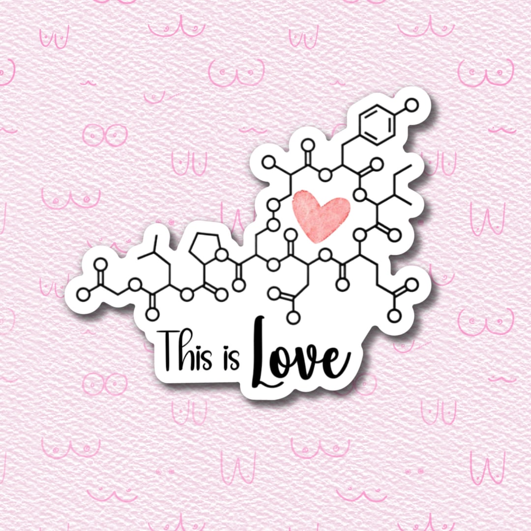 Oxytocin Molecule Sticker: Love Hormone, Lactation, New Mom Gift - Etsy