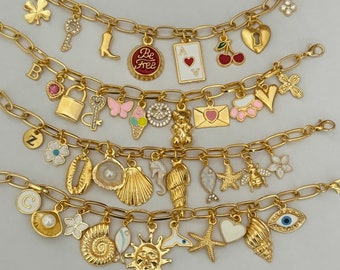 Charm Bracelets - Etsy Australia