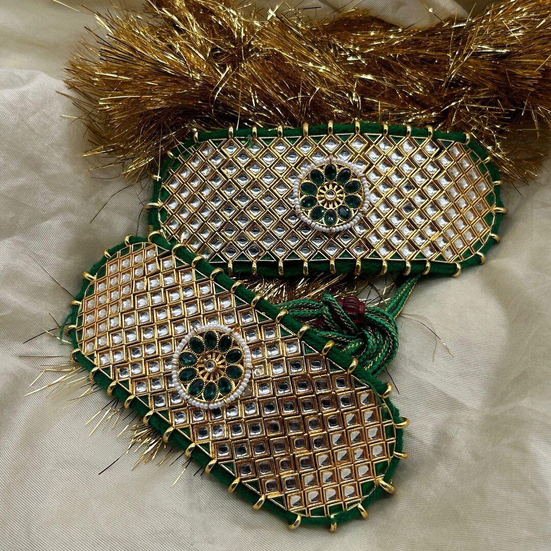 Rajputi Kundan Bajubandh With Loom Arm Traditional Jewelry for Girls ...