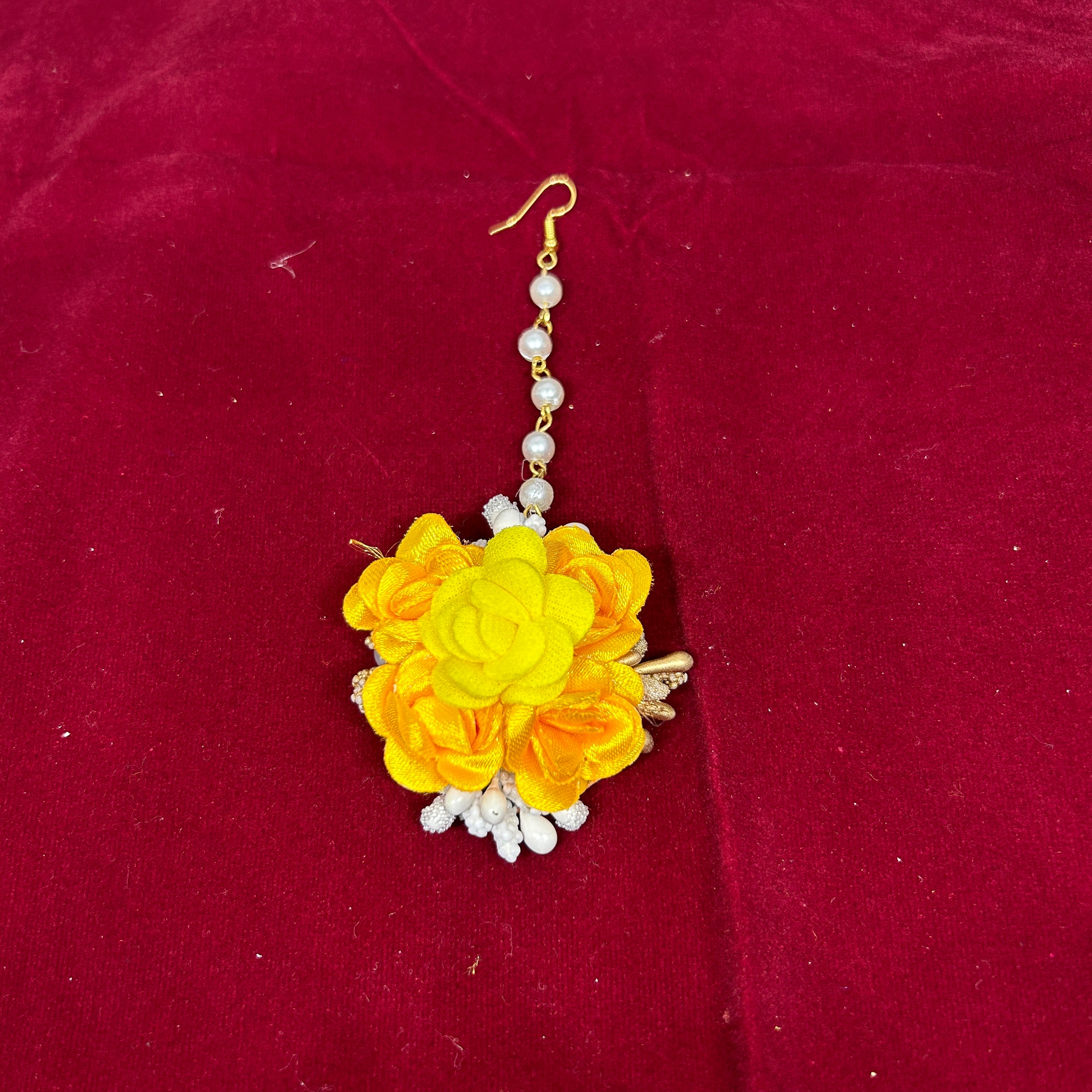 Flower Jewellery Set for Wedding Baby Shower Shaadi Haldi Mehandi Party ...