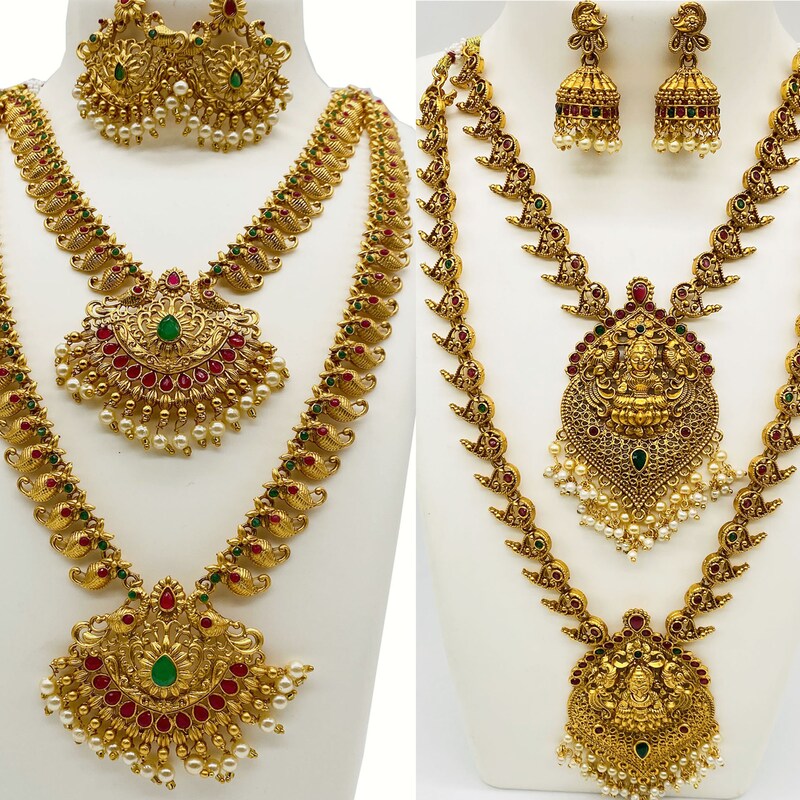 Indian Jewelry Set - Etsy