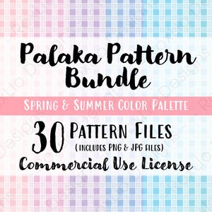 Palaka Pattern Bundle [spring/summer Color Palette] - Background ...