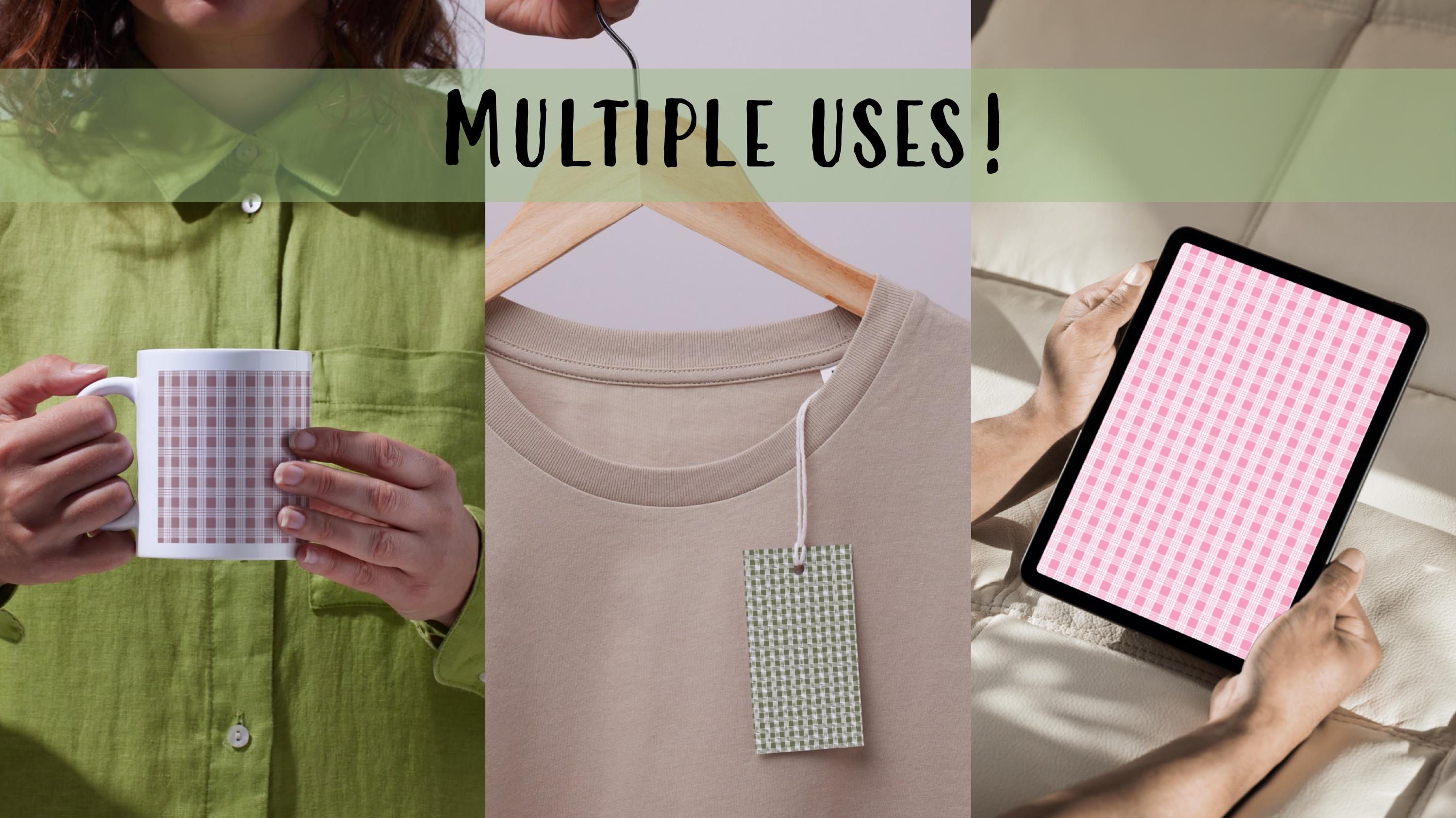 Palaka Pattern Bundle [earthy Pastels Color Palette] - Background ...