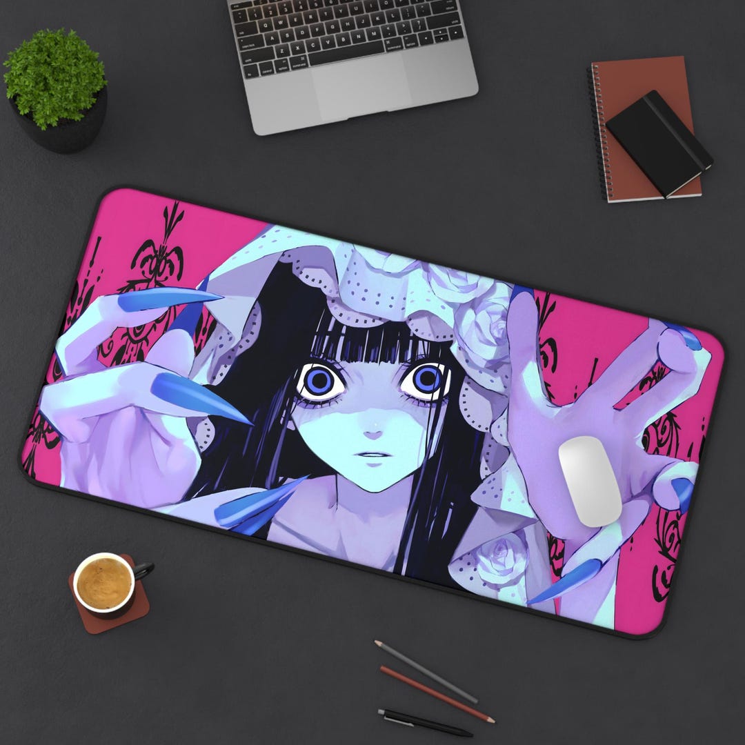 Halloween Loki Demon Girl Desk Mat Japanese Girl Gaming Gift ...