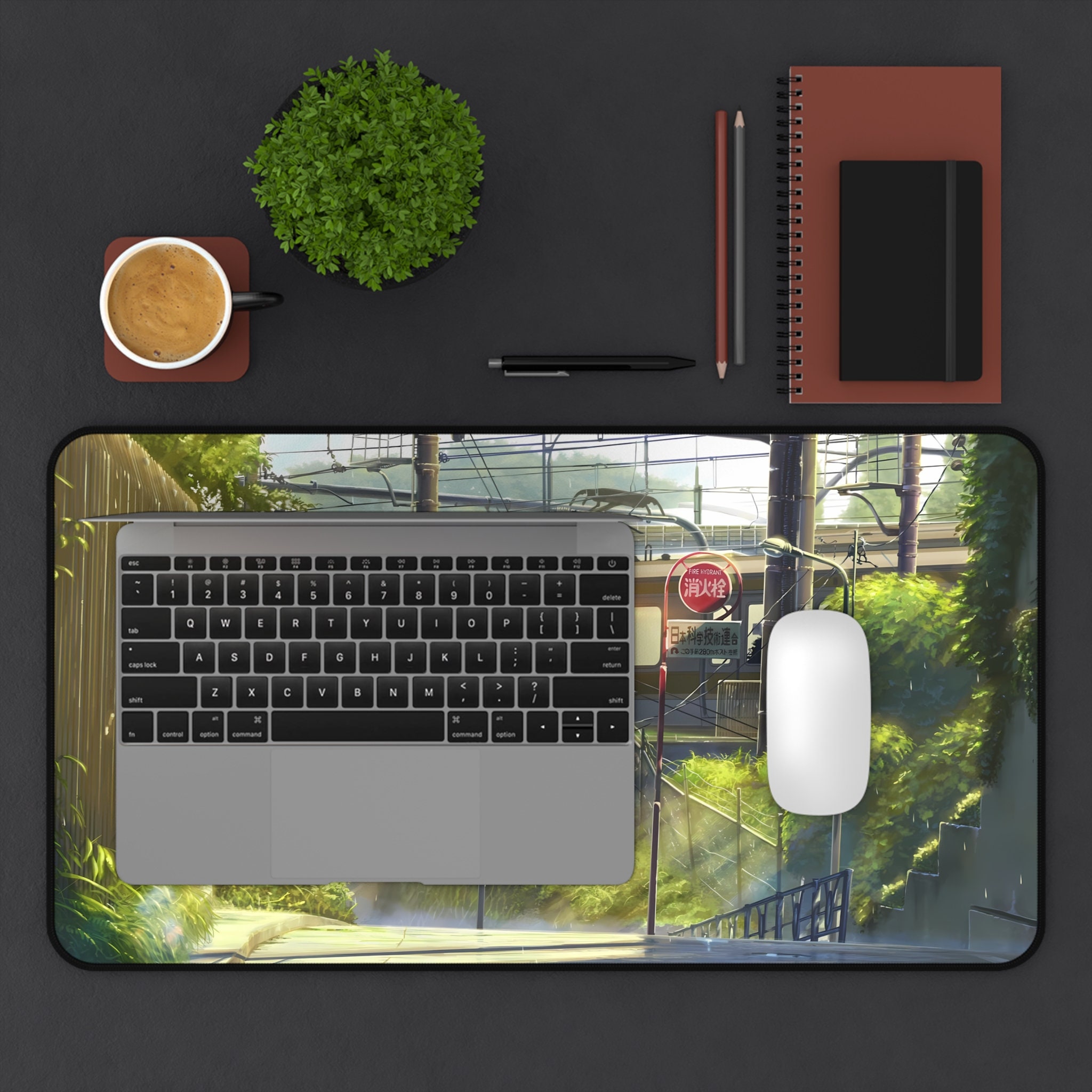 Garden of Words Desk Mat 3 Sizes Mouse Pad Japanese Gaming - Etsy