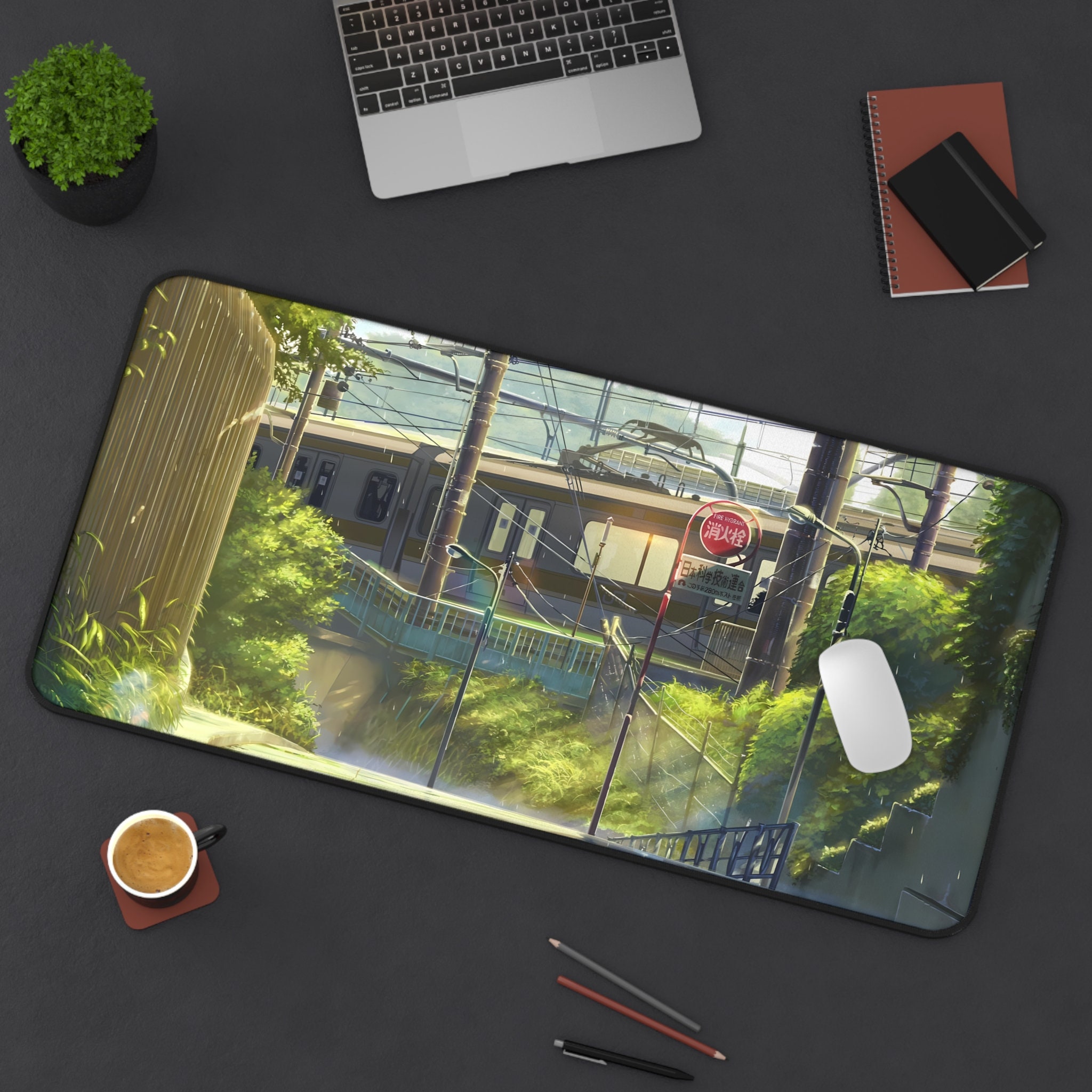 Garden of Words Desk Mat 3 Sizes Mouse Pad Japanese Gaming - Etsy