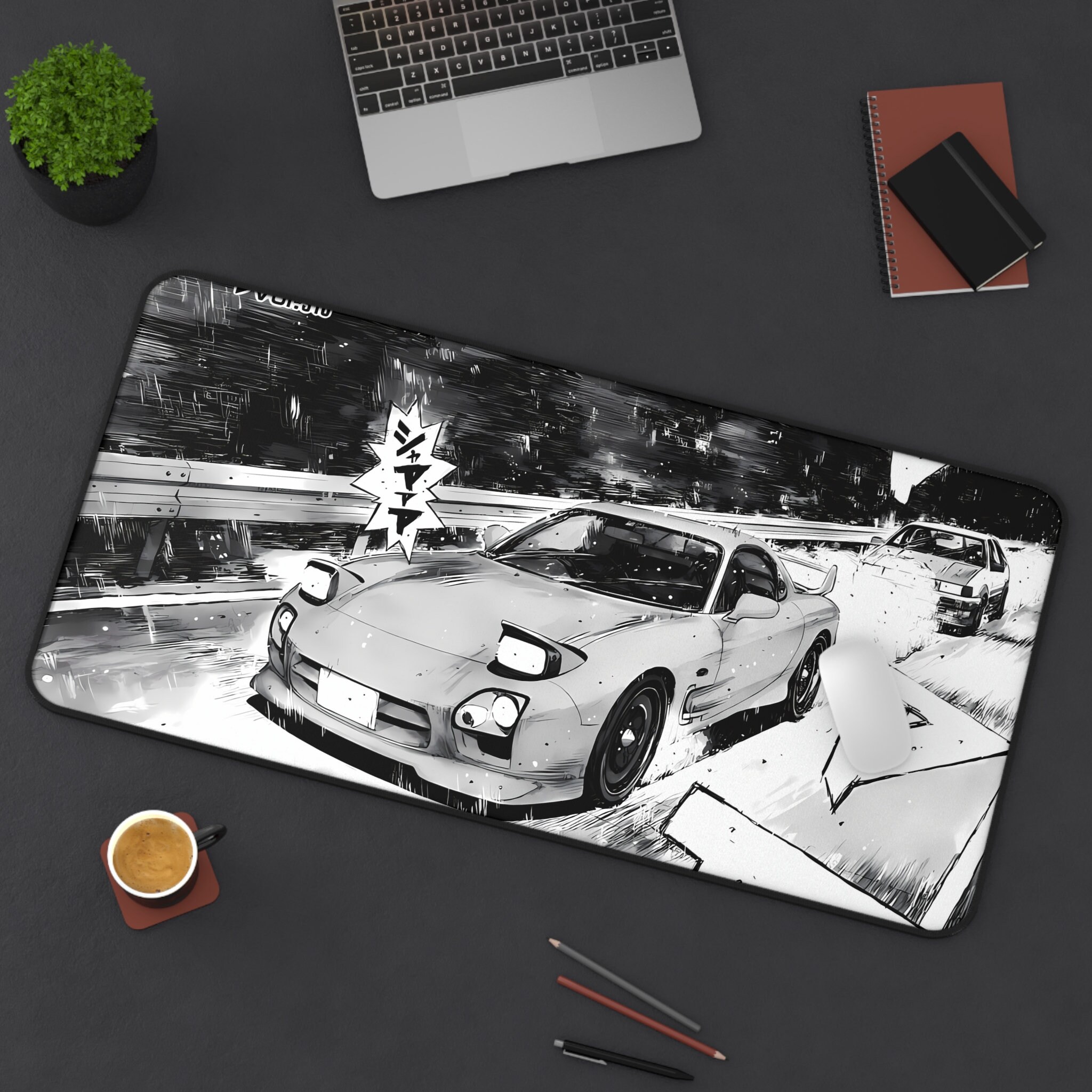 Initial D Comic 2 Desk Mat 3 Sizes Mouse Pad Japanese Gaming Gift ...