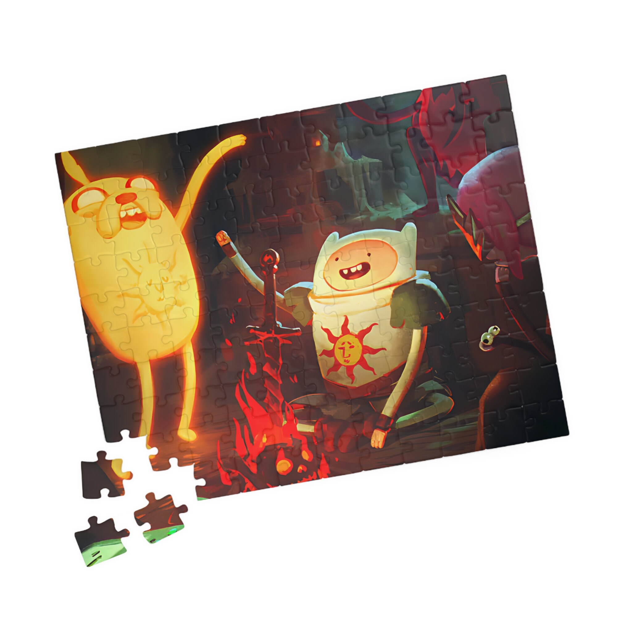 Cartoon Time for Adventure Time Jigsaw Puzzle 110 252 500 - Etsy