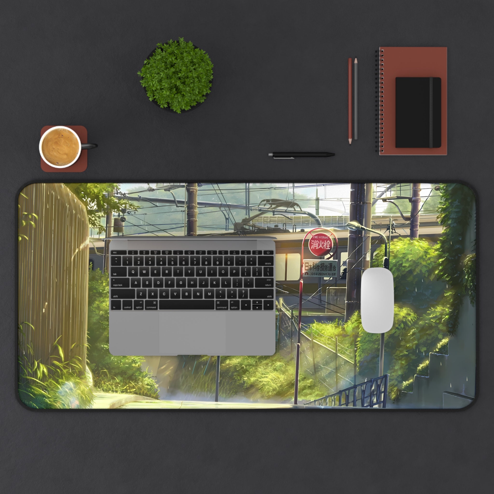 Garden of Words Desk Mat 3 Sizes Mouse Pad Japanese Gaming - Etsy