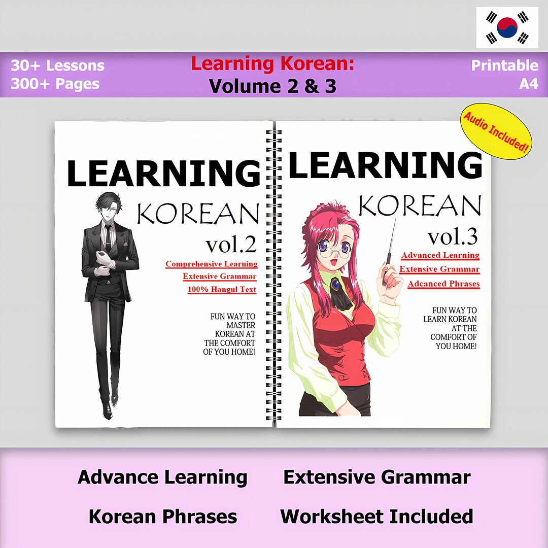Learning: Korean Vol.2-3 Advance Korean Mastering Korean Extensive ...