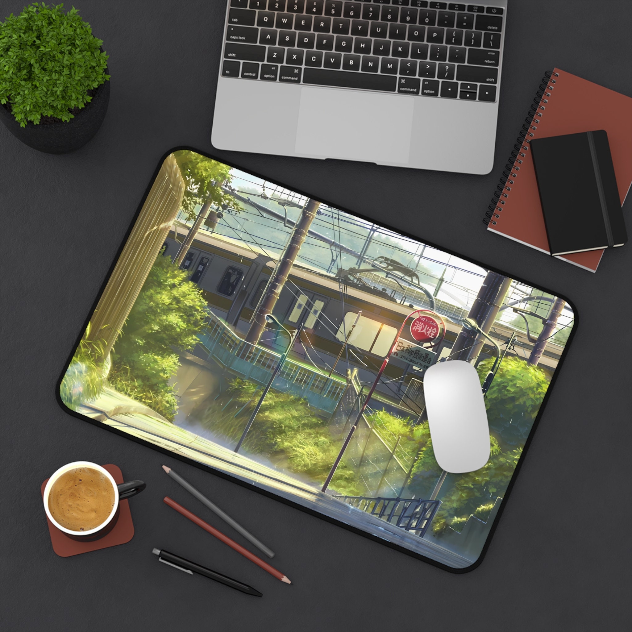 Garden of Words Desk Mat 3 Sizes Mouse Pad Japanese Gaming - Etsy