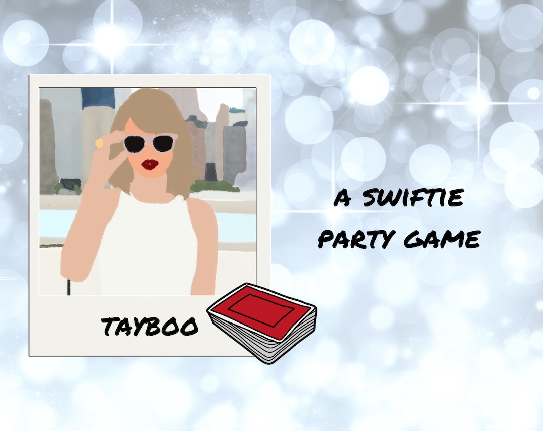 TAYBOO: A Taylor Swift Inspired Card Game for Ultimate Swifties - Etsy