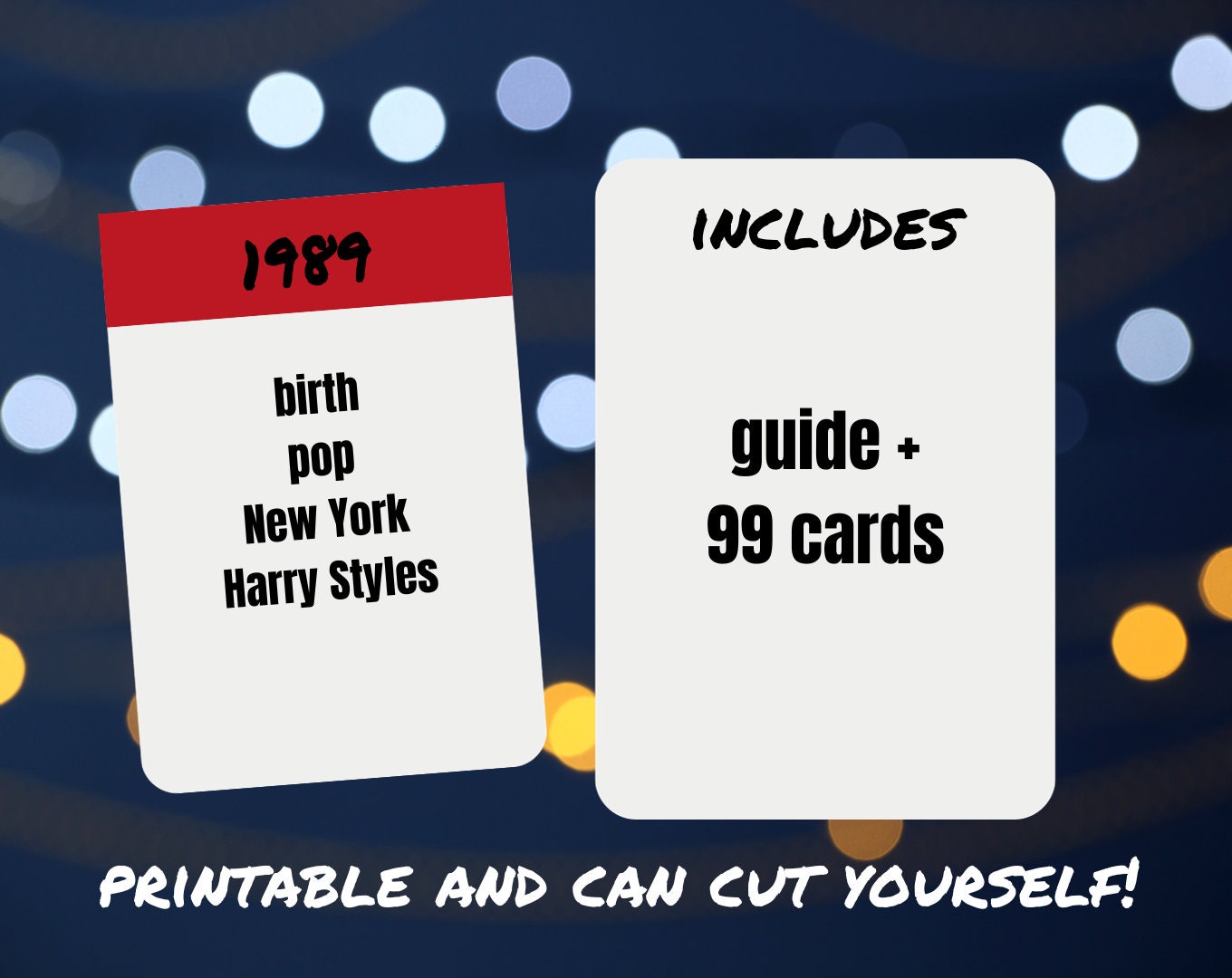 TAYBOO: A Taylor Swift Inspired Card Game for Ultimate Swifties - Etsy