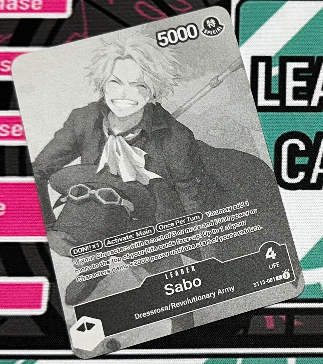 Metal Engraved Sabo Leader ST13-001 One Piece - Etsy