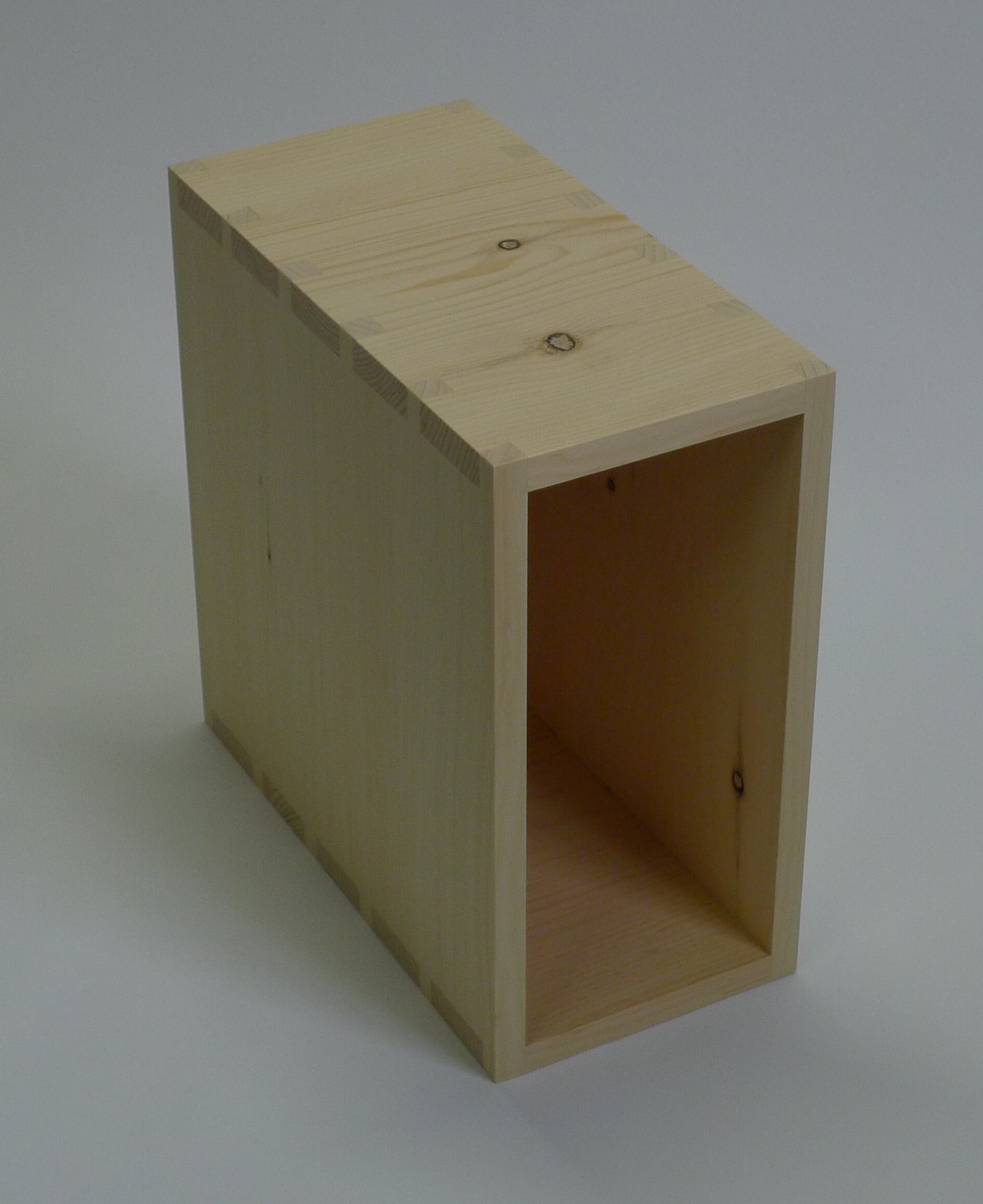 Knotty Pine Half LP Dove Box - Etsy