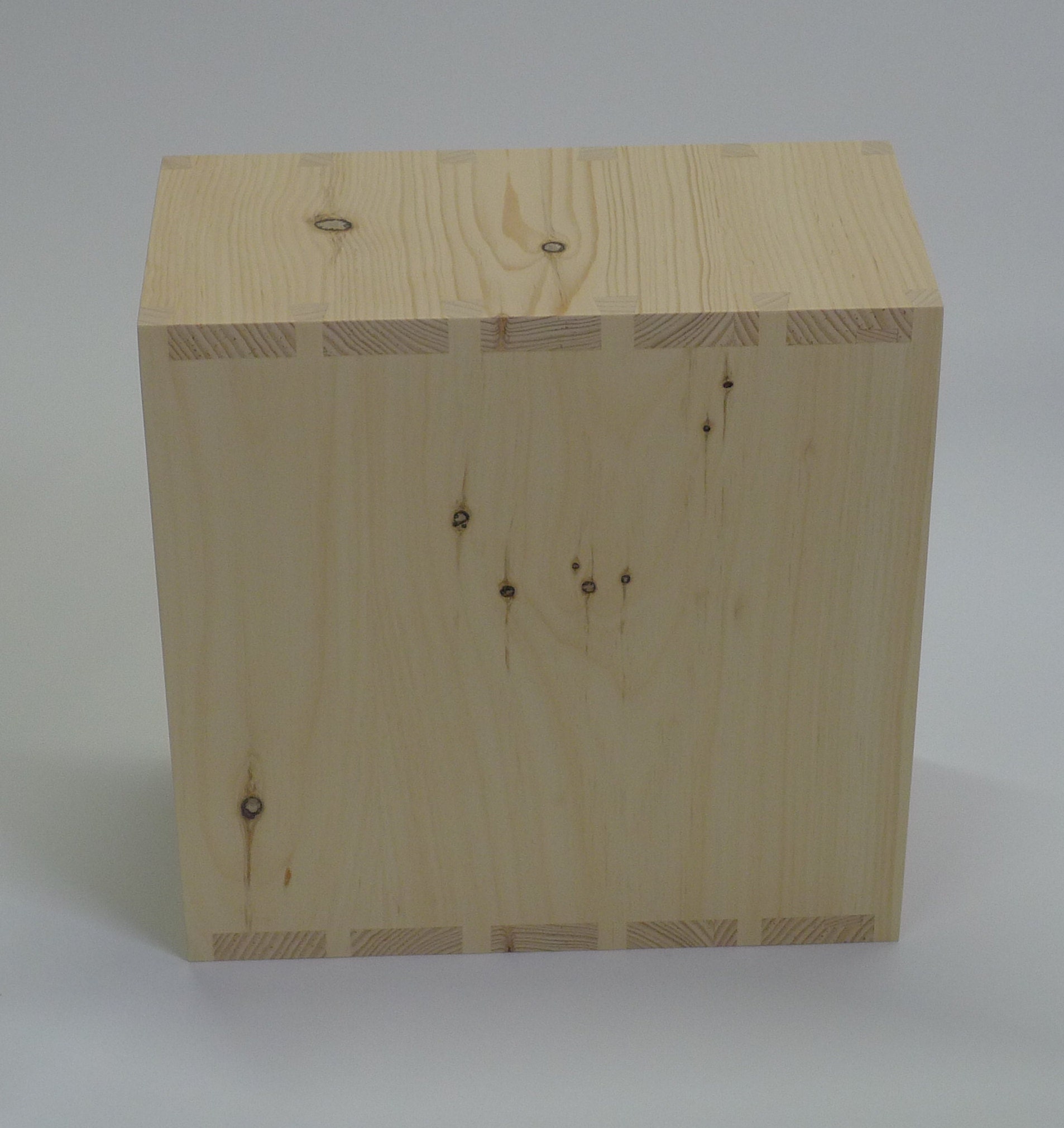 Knotty Pine Half LP Dove Box - Etsy