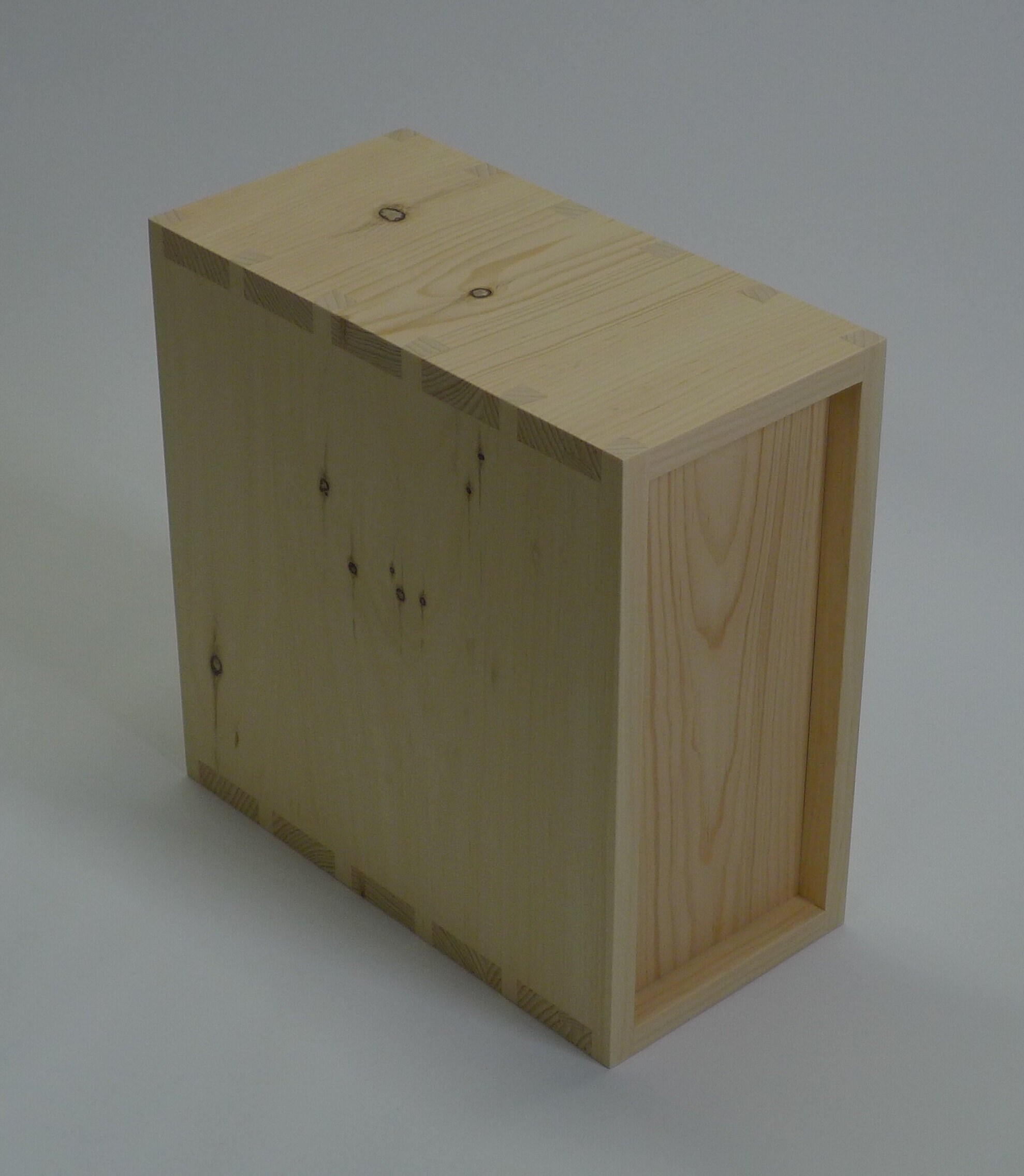 Knotty Pine Half LP Dove Box - Etsy