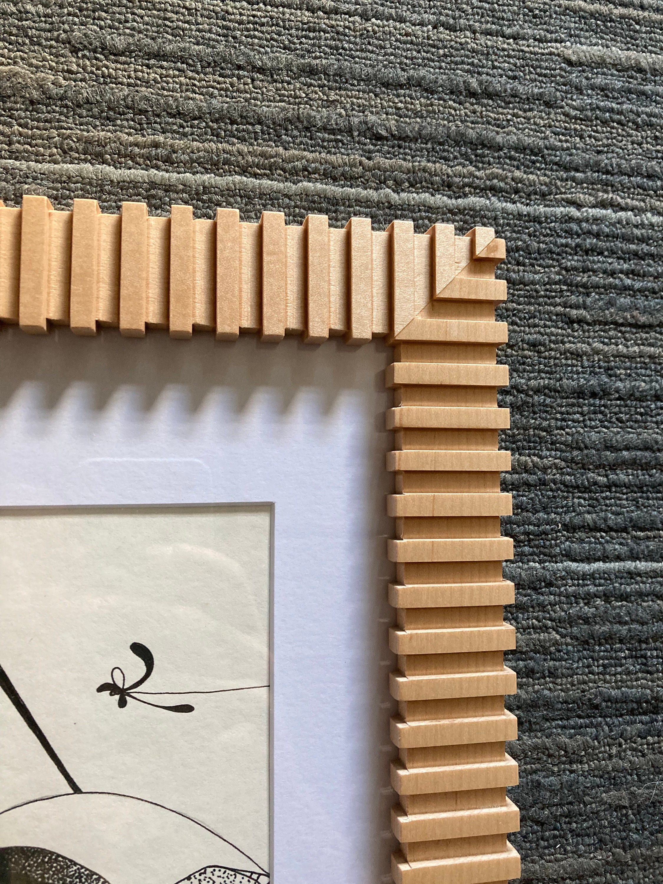 Deep Groove Solid Maple Picture Frame - Etsy