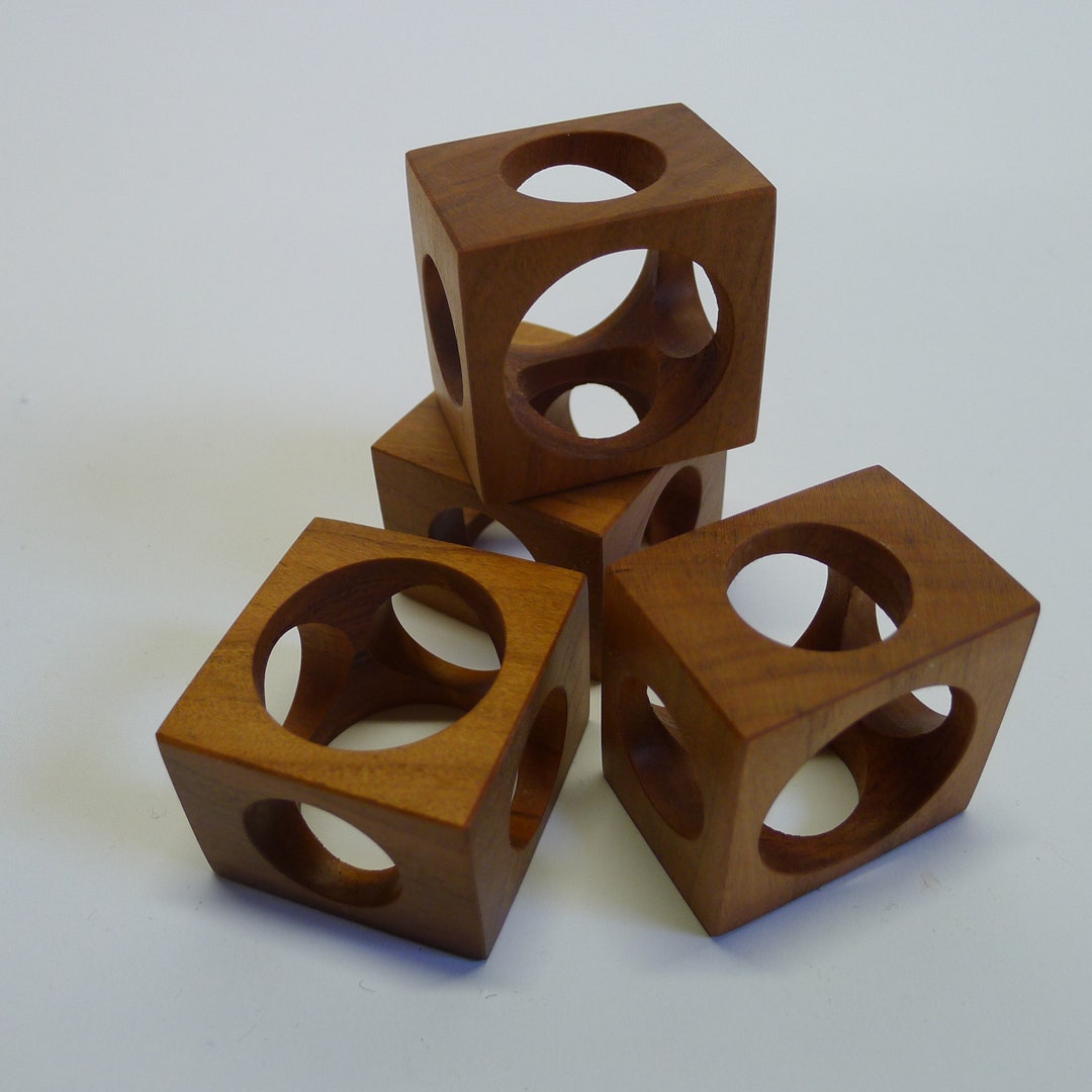 Solid Cherry Napkin Rings - Etsy