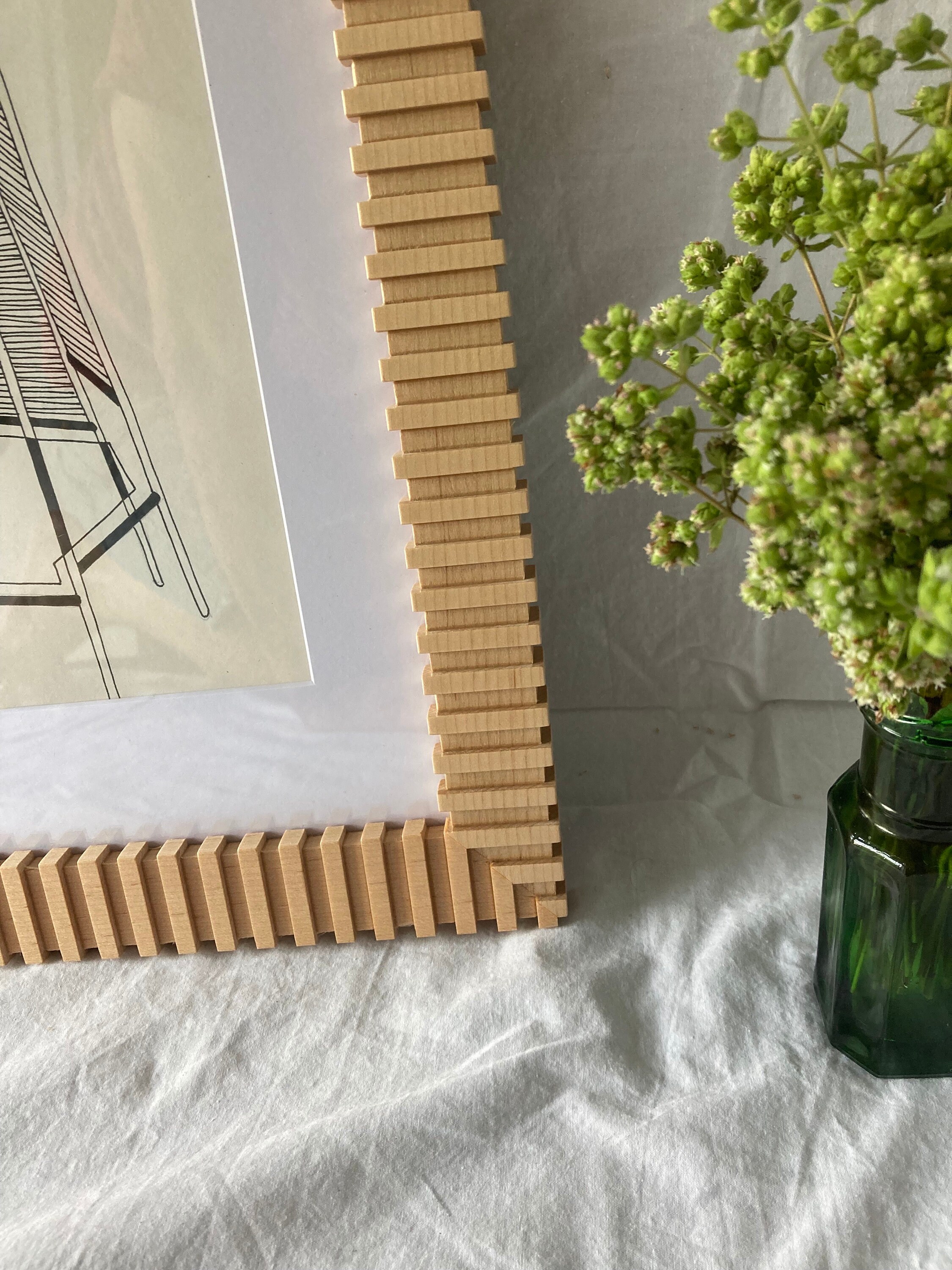 Deep Groove Solid Maple Picture Frame - Etsy