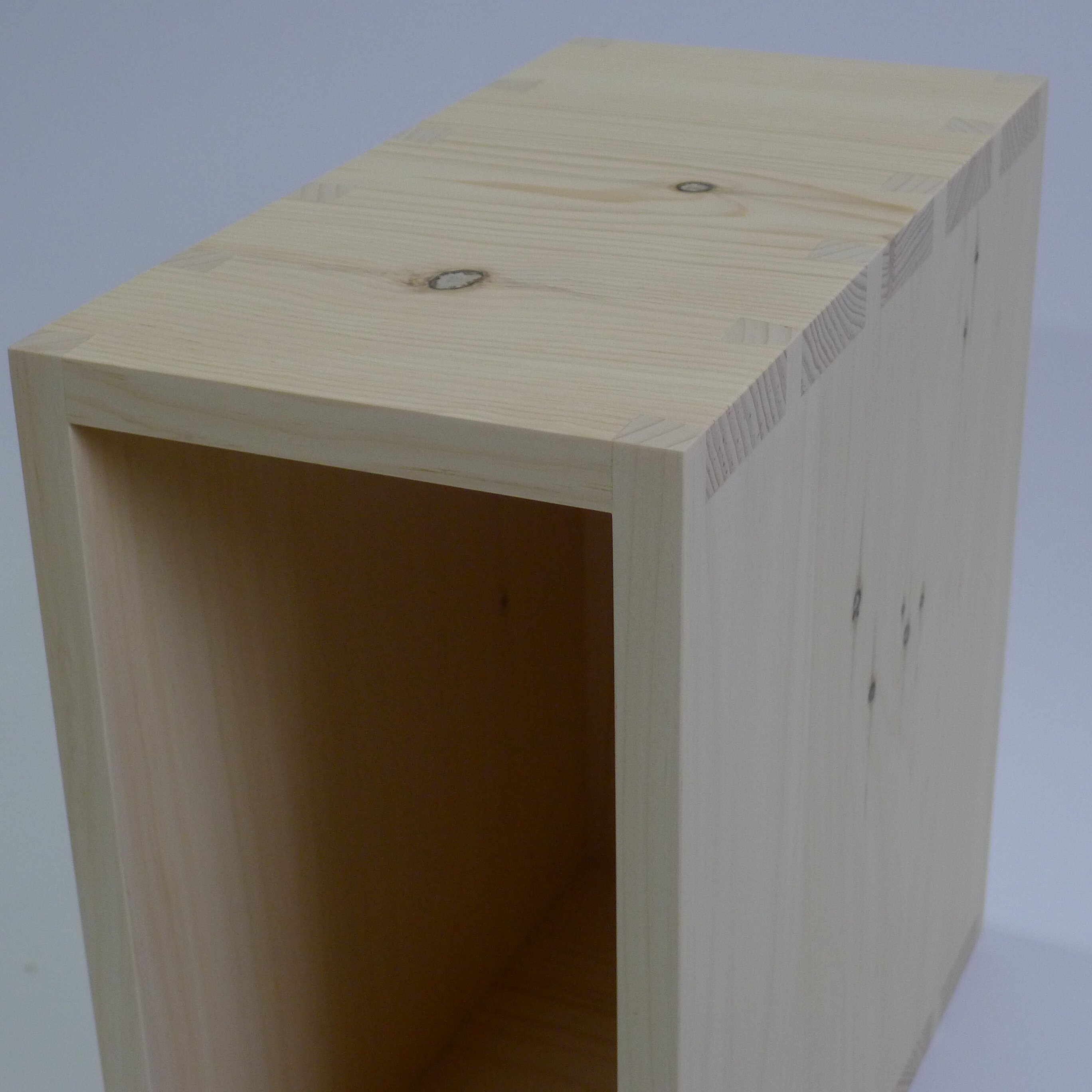 Knotty Pine Half LP Dove Box - Etsy