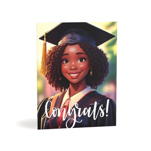Graduation Card for African American Graduates, Celebrating Black ...