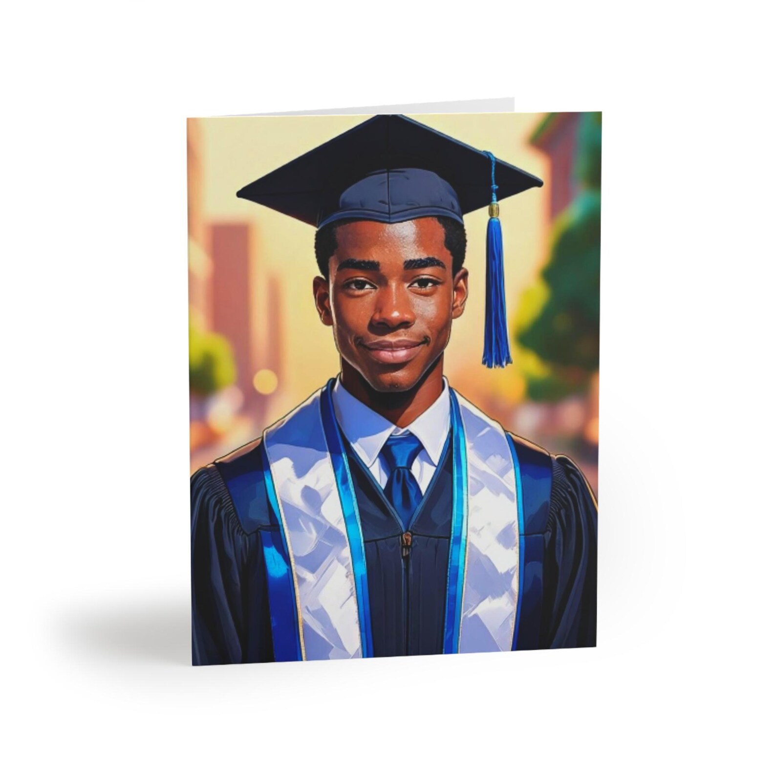 Graduation Card for African American Graduates, Celebrating Black ...