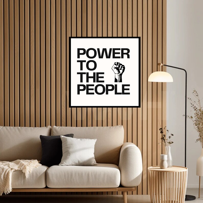 Power to the People Poster, INSTANT DOWNLOAD - Etsy