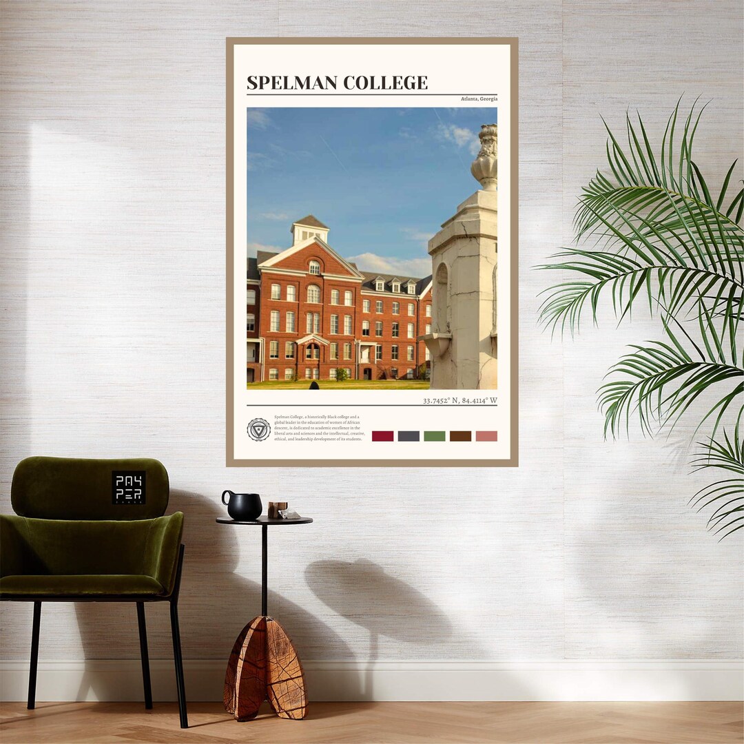 Spelman College Art Print, HBCU Alumni Series - Etsy