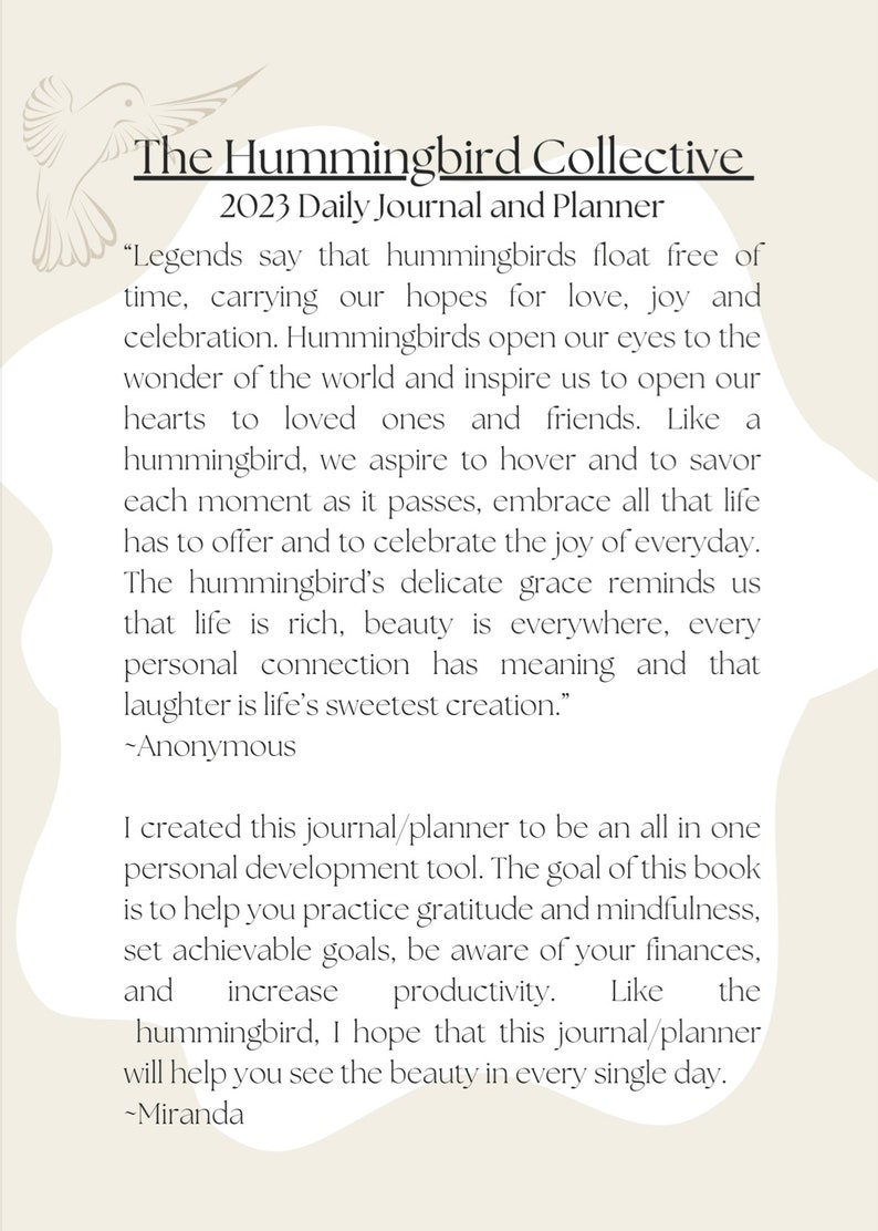 2023 Daily Journal and Planner - Etsy