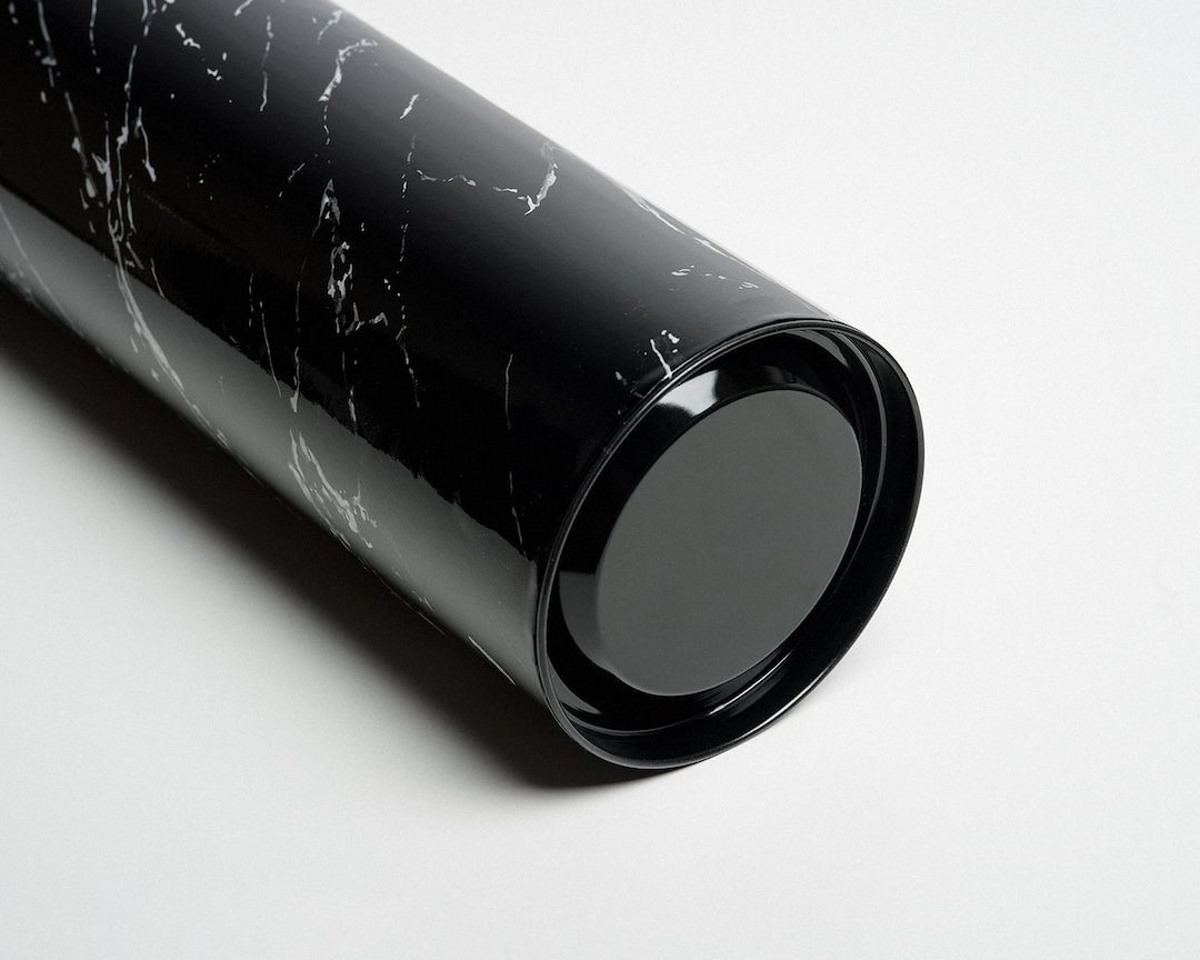 Shipping Tube, Designer Mailer Tube, Blueprint Poster Tube Black Marble ...