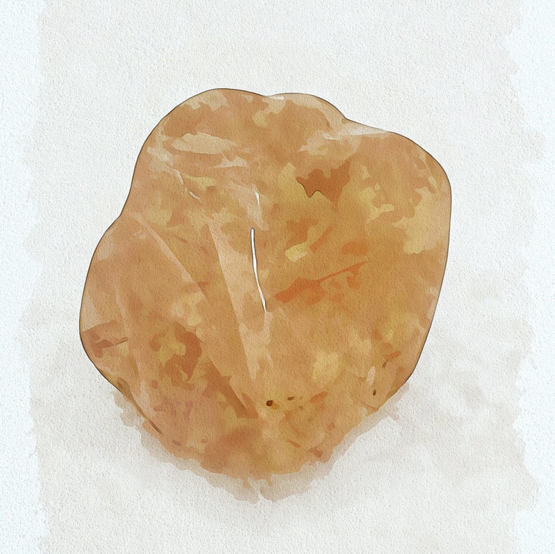 Moonstone Watercolor Wall Art Downloadable Digital Art - Etsy