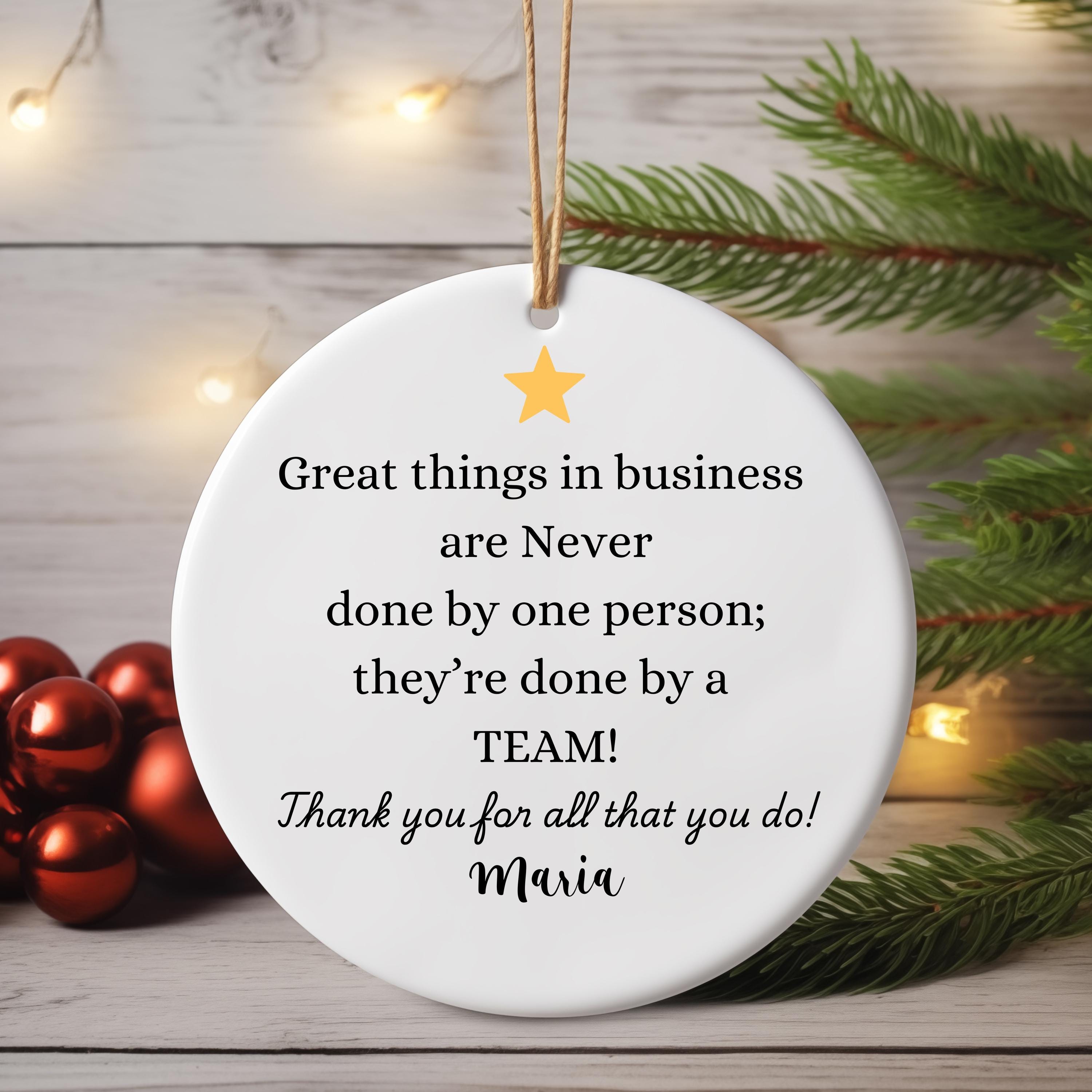 Thank You Team Gift, Custom Business Gift, Team Gift, Holiday Gift ...