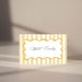 Colorful Wedding Place Cards | Yellow Striped Place Cards - Etsy