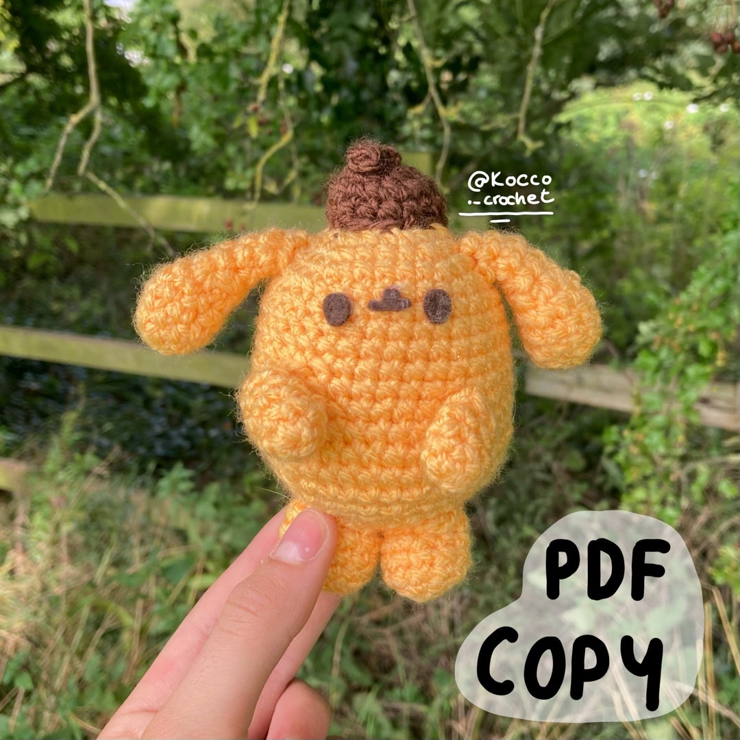 Yellow Dog Crochet Pattern - Etsy