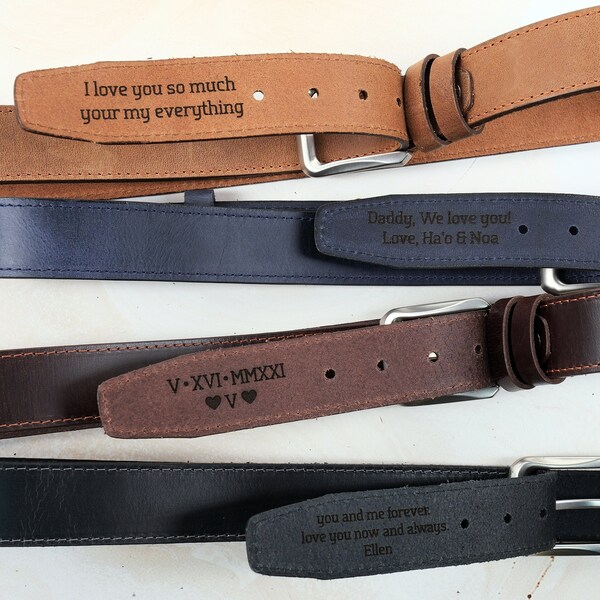 Personalized Belt - Etsy
