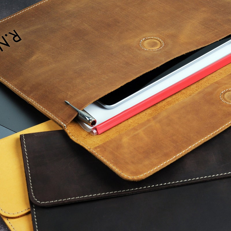 Leather Portfolio 9 X 12 - Etsy