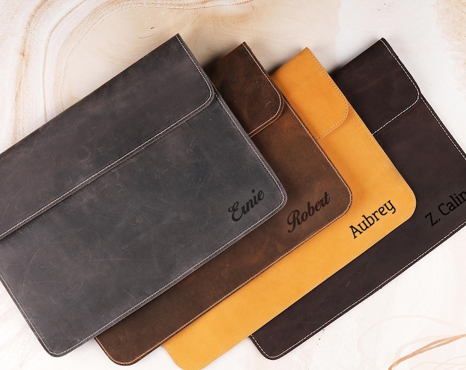 Custom Stylish Handmade Leather Case & Document Organizer, File Holder ...